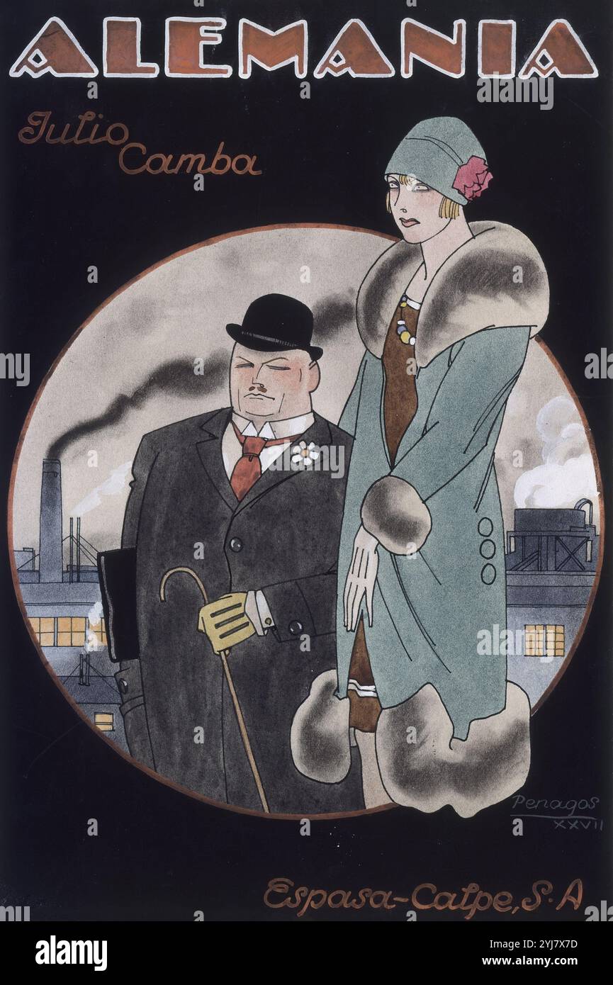 PORTADA DEL LIBRO "ALEMANIA" DE JULIO CAMBA EDITADO POR ESPASA CALPE ...