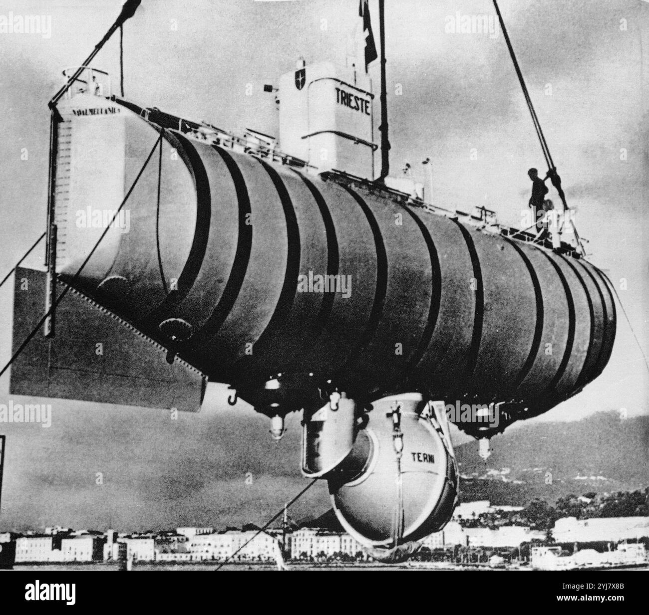 Bathyscaph - INVENTED BY AGUSTE PICCARD IN 1947 TO EXPLORE THE SEA ...