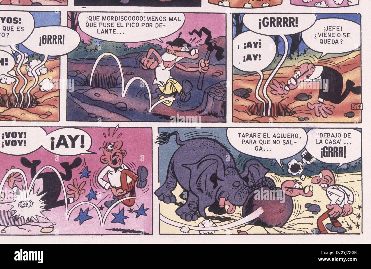 PAGINA DE UN COMIC DE TINTIN. Author: HERGE. Location: PRIVATE ...