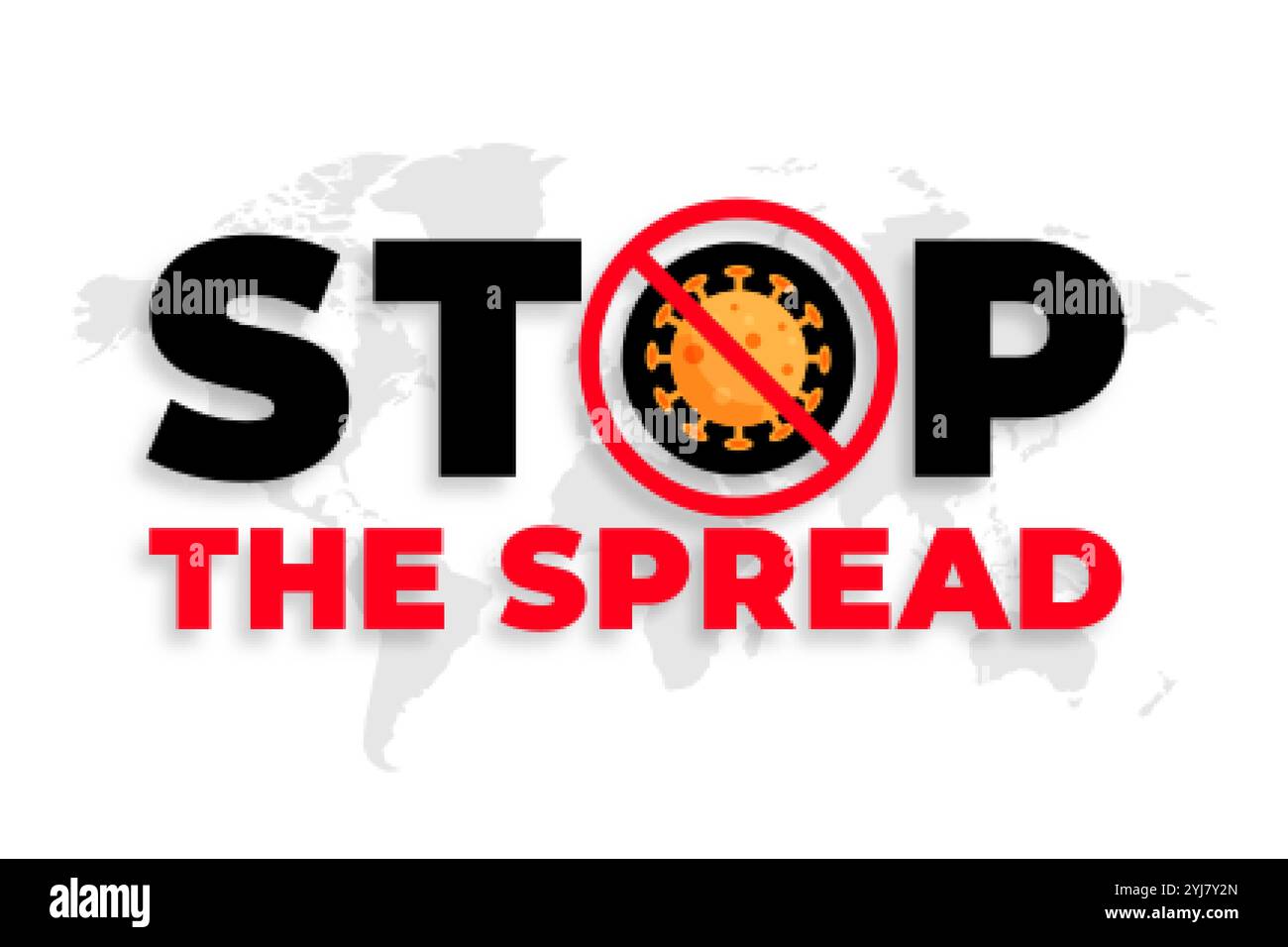 Stop the spread of germs Stock Vector Images - Alamy