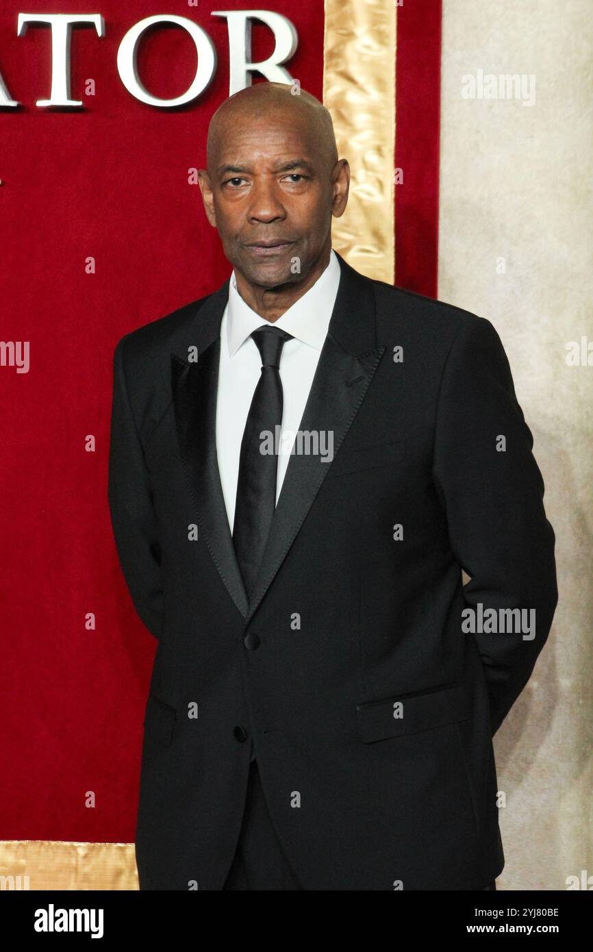 London, UK. 13th Nov, 2024. Denzel Washington attends the red carpet ...