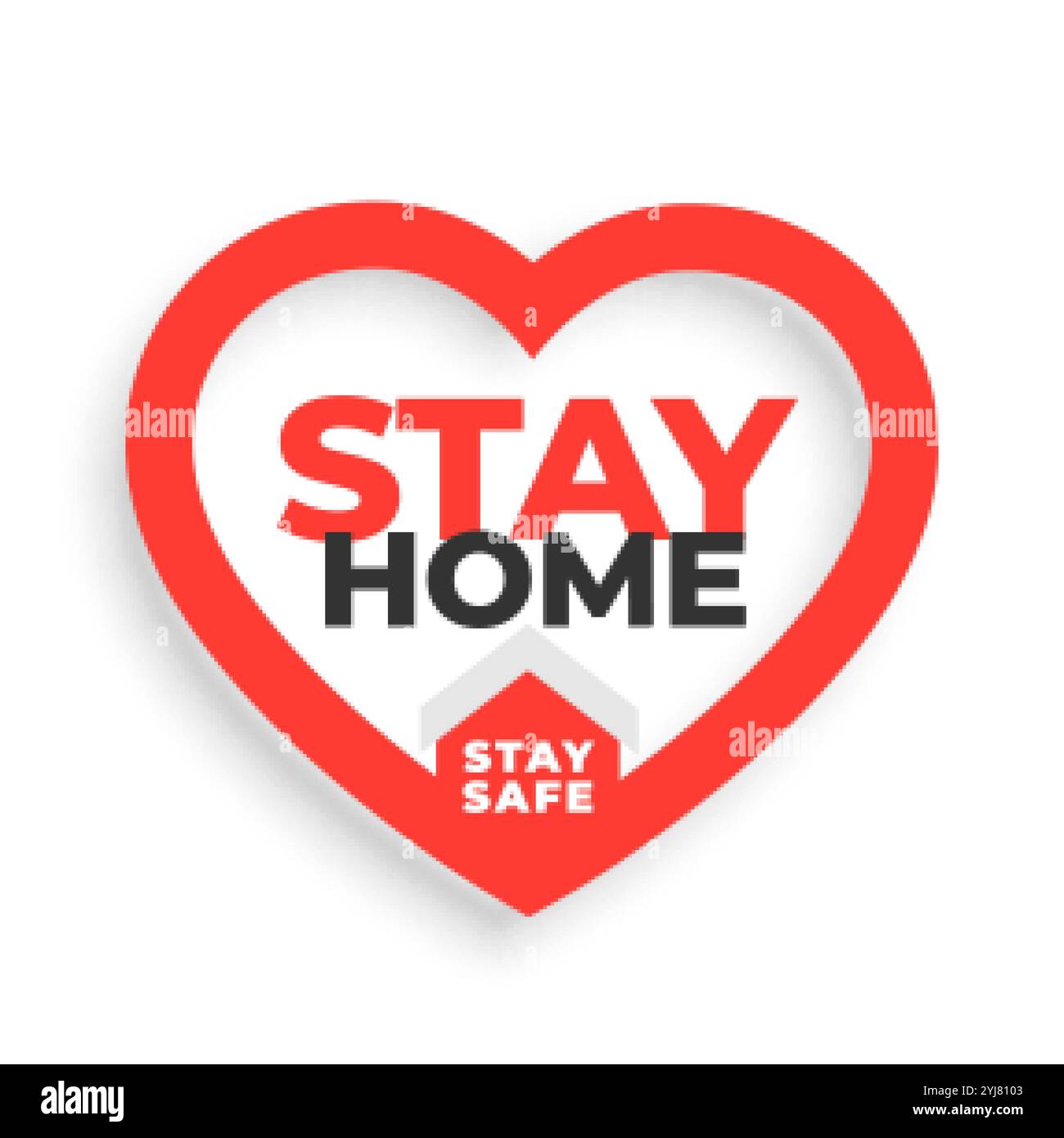 Slogan quarantine Stock Vector Images - Alamy