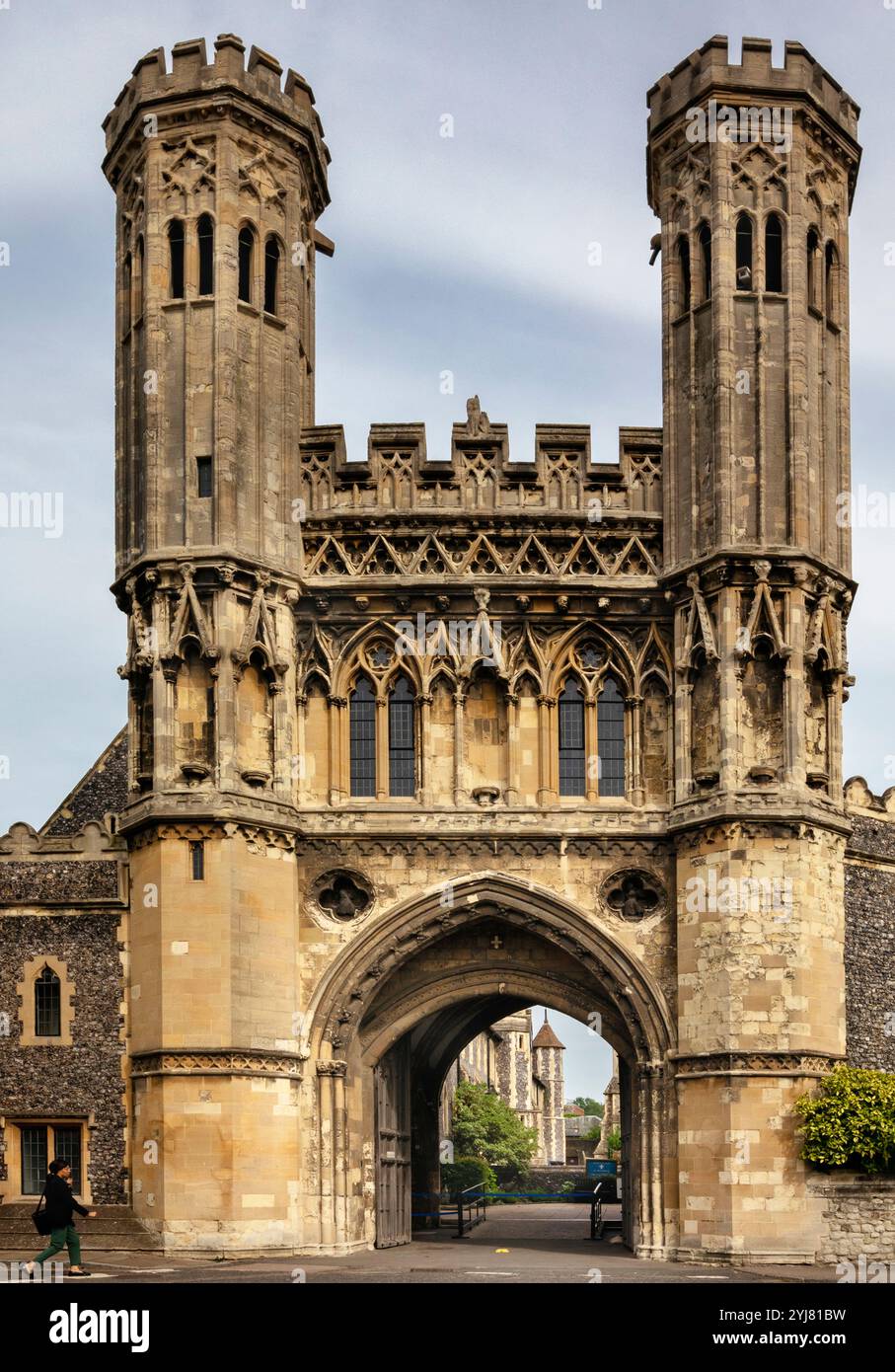 Canterbury, a historic town in Kent, southeastern England Stock Photo ...