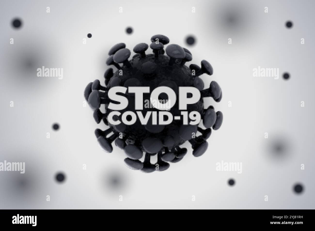 stop novel coronavirus covid19 from spreading background Stock Vector ...