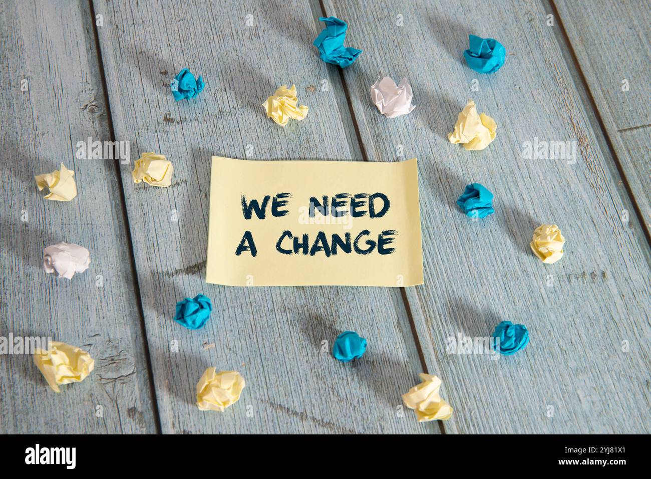 We need a change text - protest against to climate change, inequality ...