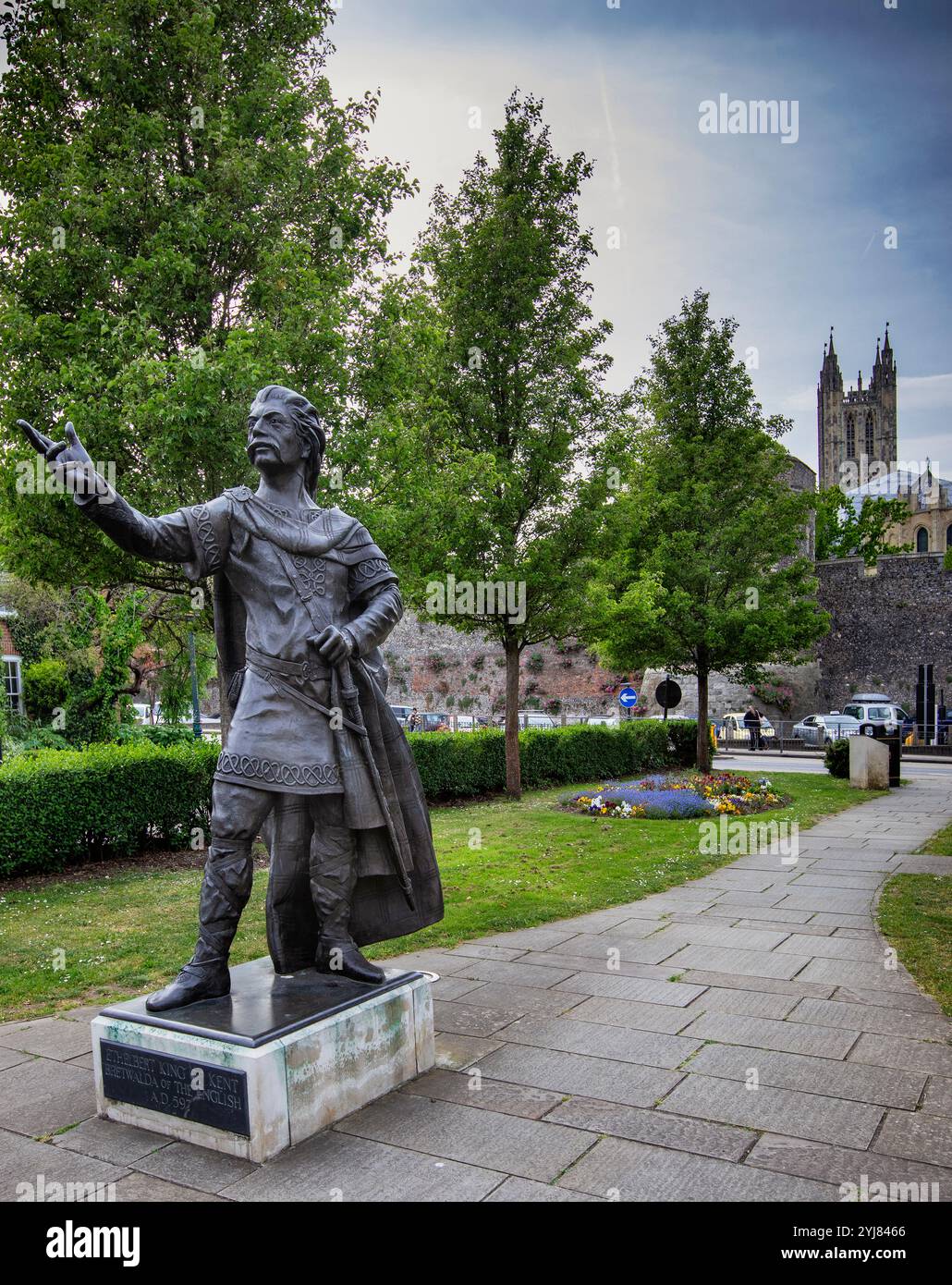 Canterbury, a historic town in Kent, southeastern England Stock Photo ...