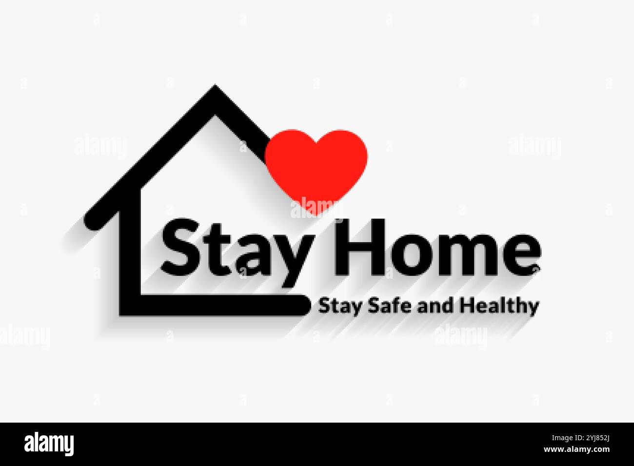 Home save lives poster Stock Vector Images - Alamy