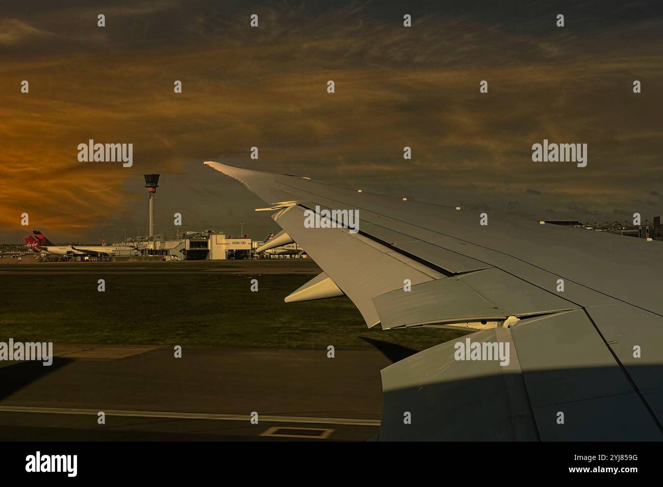 London Heathrow Airport, London, UK November 12th 2024 The central ...