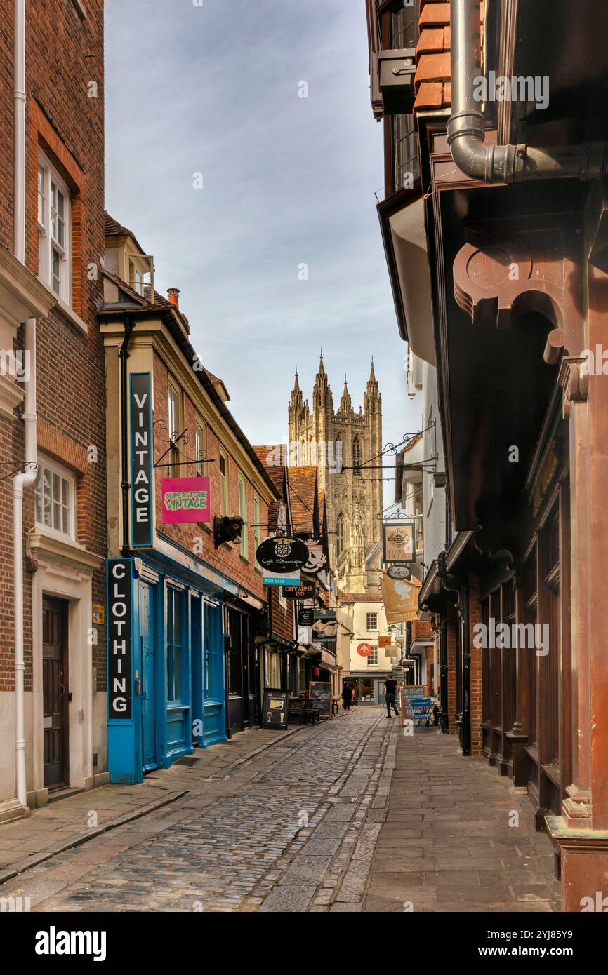 Canterbury, a historic town in Kent, southeastern England Stock Photo ...