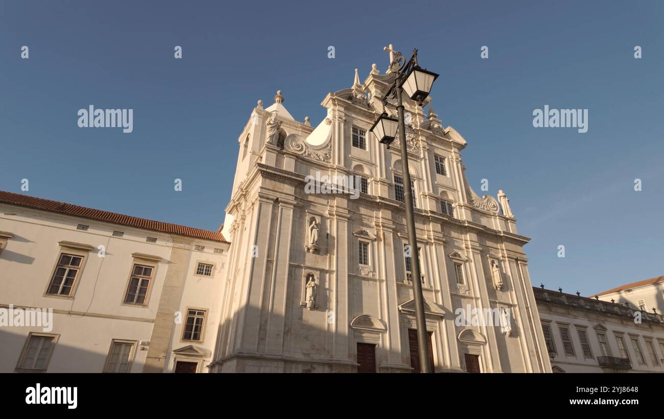 The New Cathedral of Coimbra, Portugal, stands tall and majestic ...