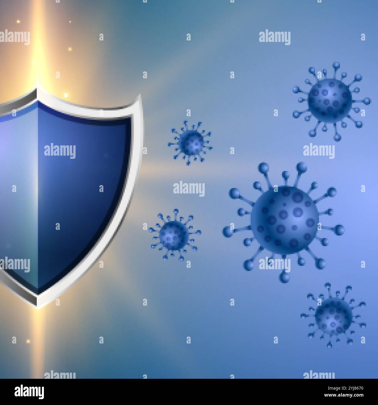Immune system concept Stock Vector Images - Alamy