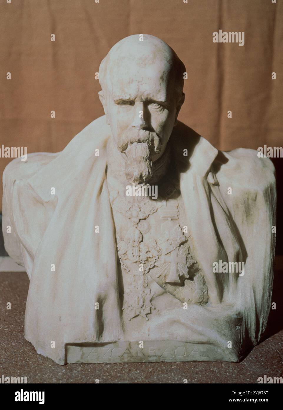 RETRATO DE MARCELO DE AZCARRAGA - BUSTO EN MARMOL - 1914 - 0,69 - Nº ...