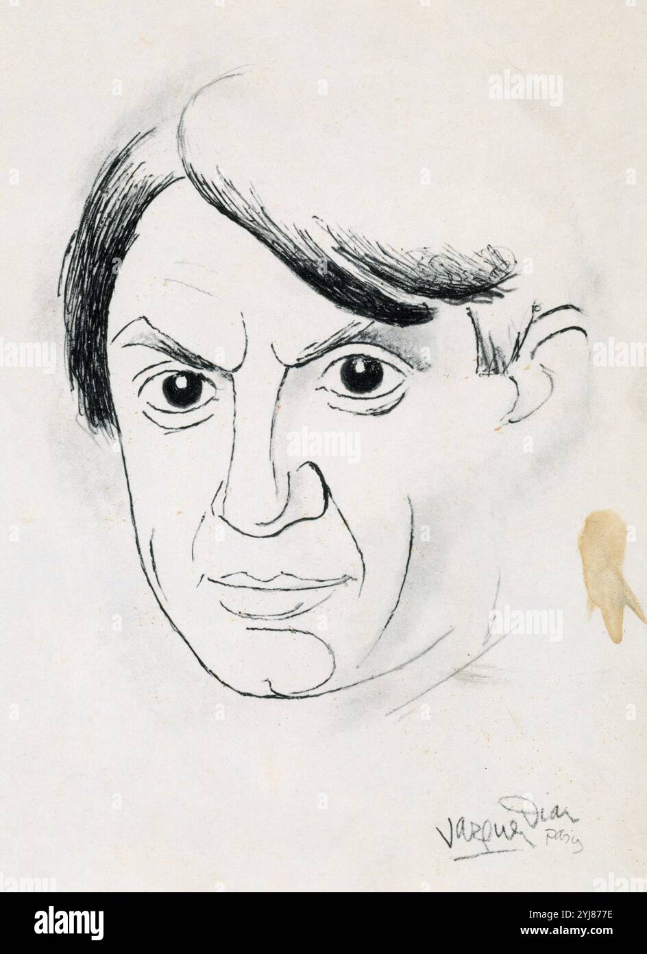 RETRATO DE PICASSO - DIBUJO - SIGLO XX. Author: DANIEL VAZQUEZ DIAZ ...