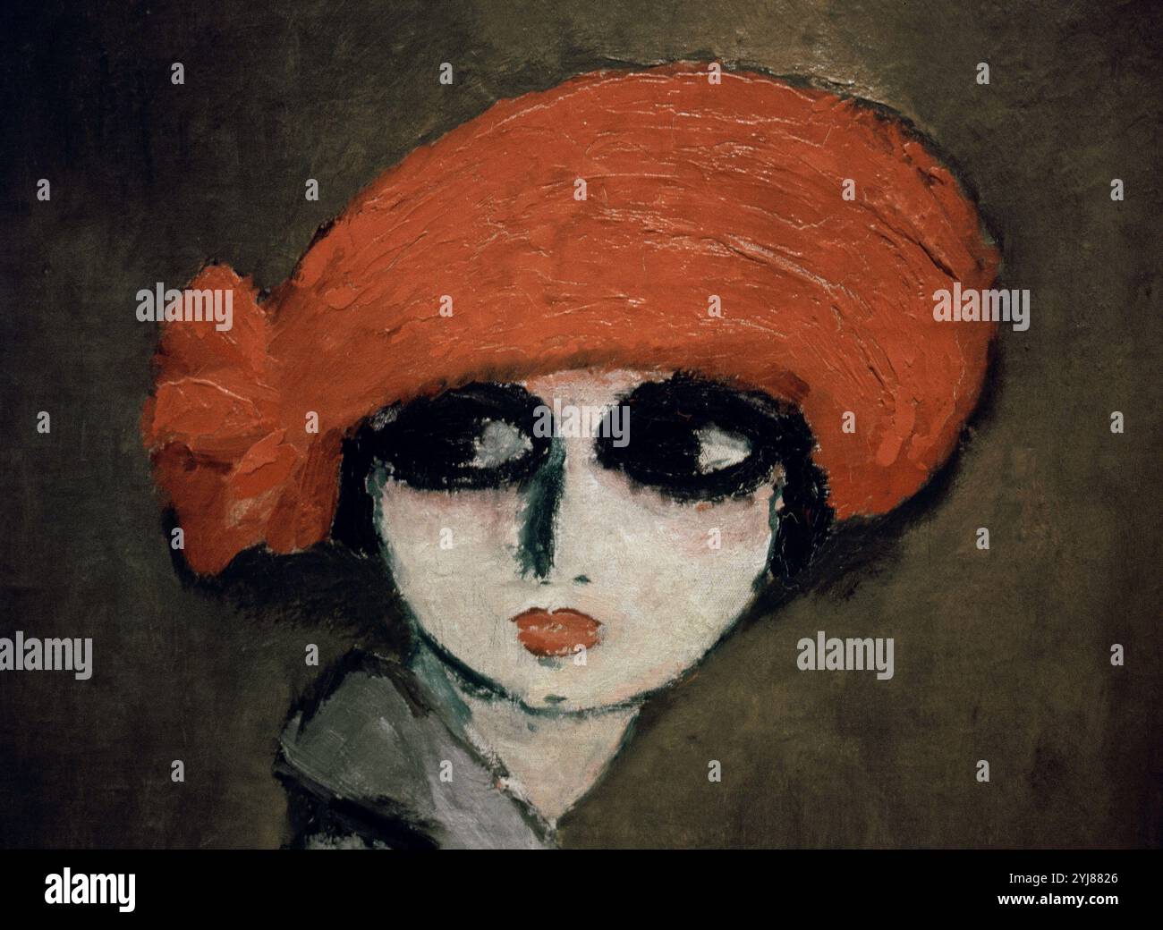 'The Corn Poppy' (detail), 1919, Oil on canvas. Author: KEES VAN DONGEN ...