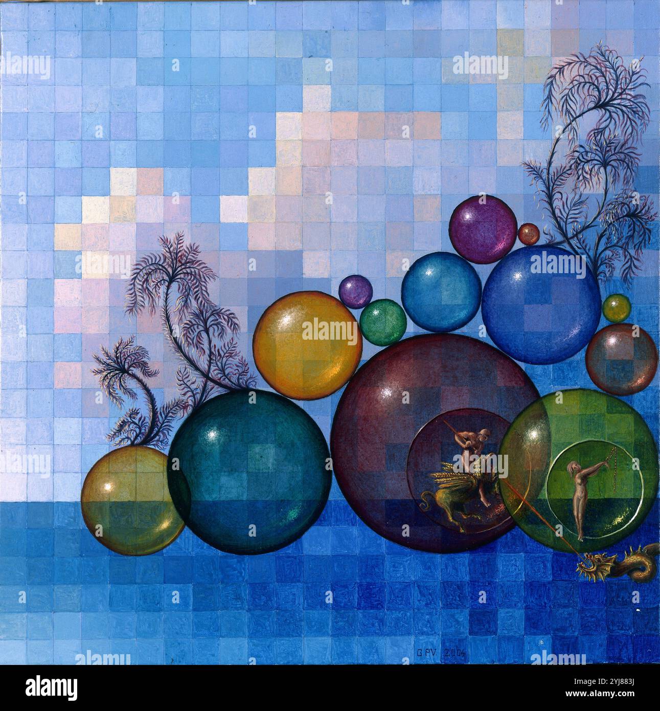 PAISAJE IMAGINARIO CON RUGGERO LIBERANDO A ANGELICA - 2004 - TEMPLE ...