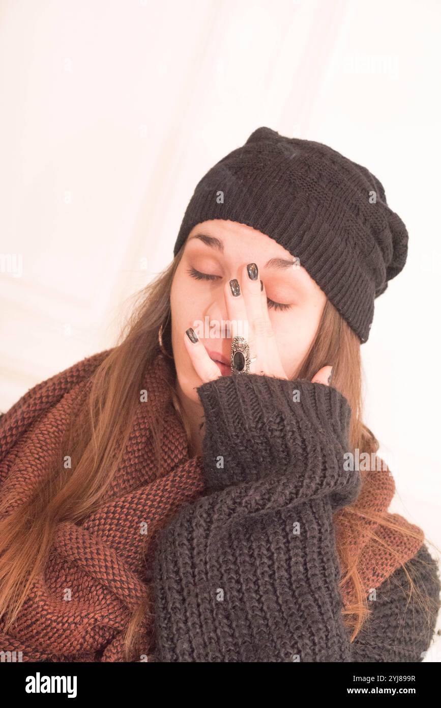 depression as a mental problem, human psyche and negative emotions ...