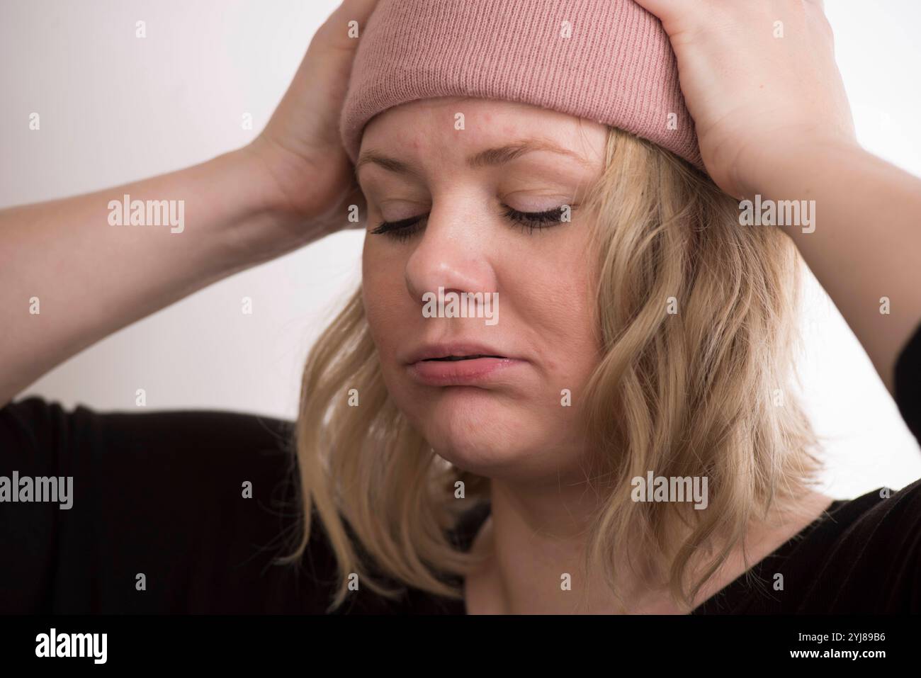 depression as a mental problem, human psyche and negative emotions ...