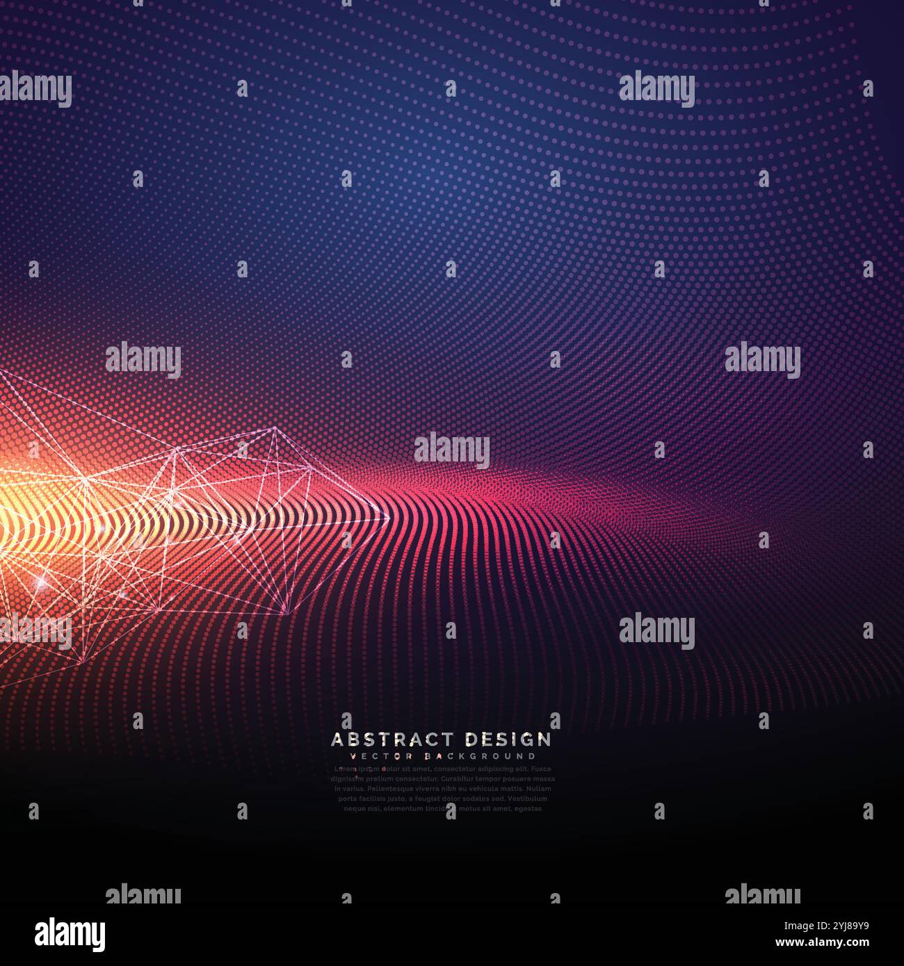abstract technology background with light effect Stock Vector Image ...