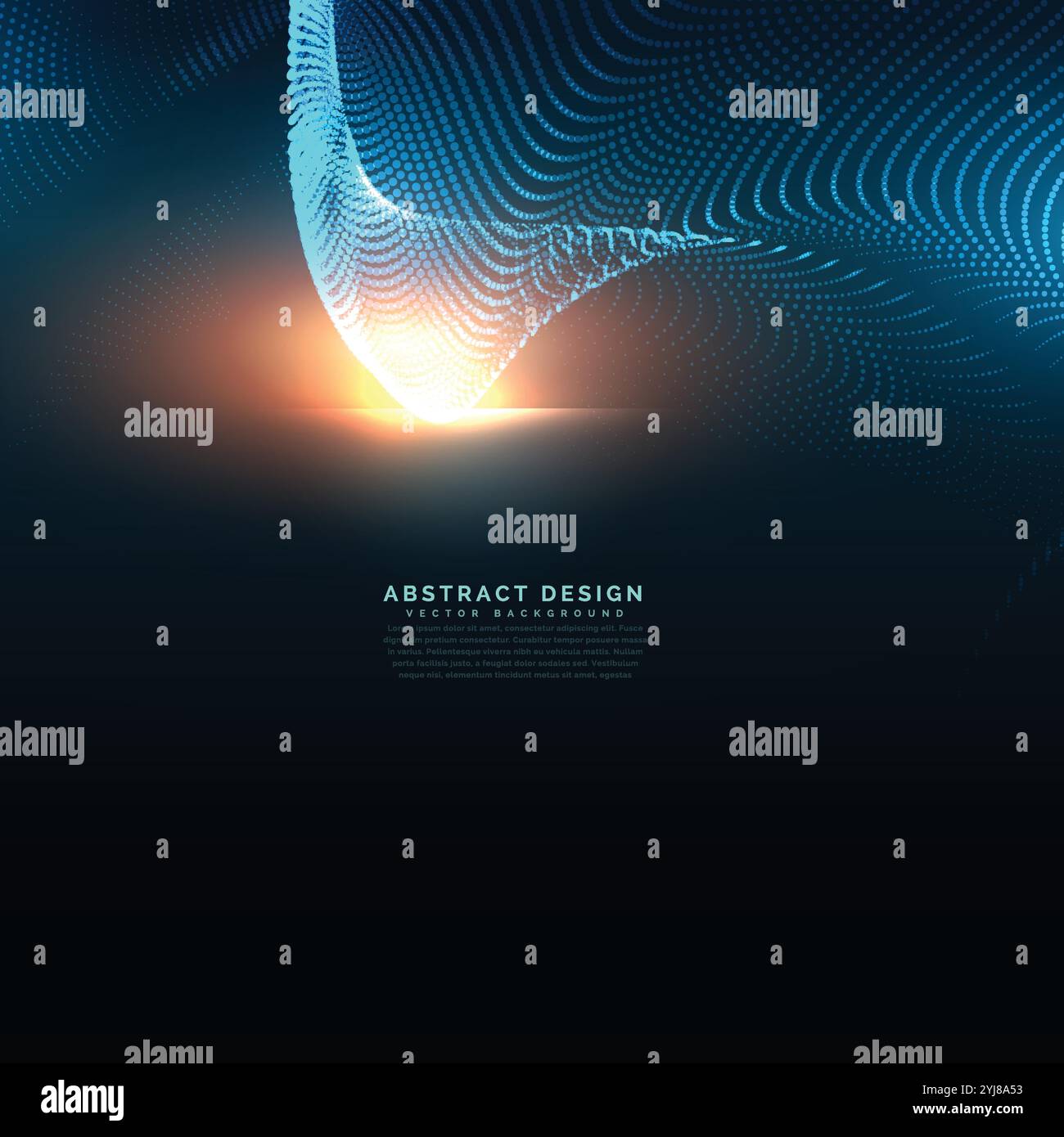 Array dynamic particles background Stock Vector Images - Alamy