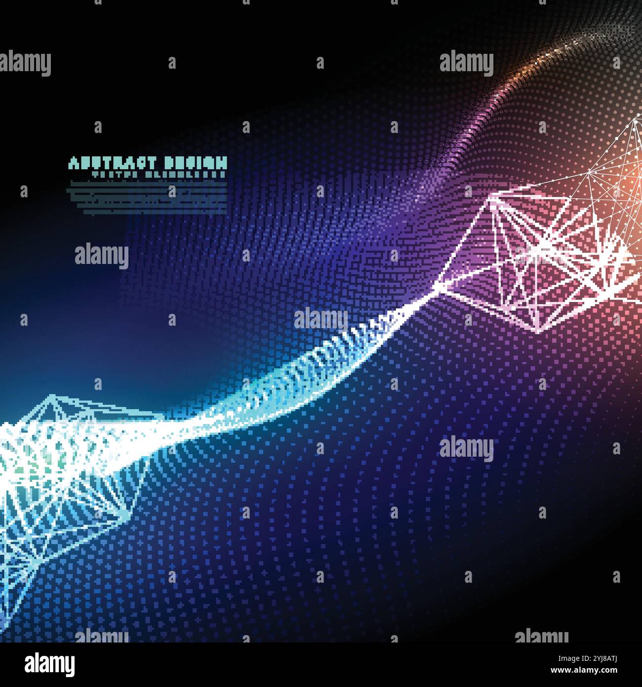 abstract technology background with light effect Stock Vector Image ...