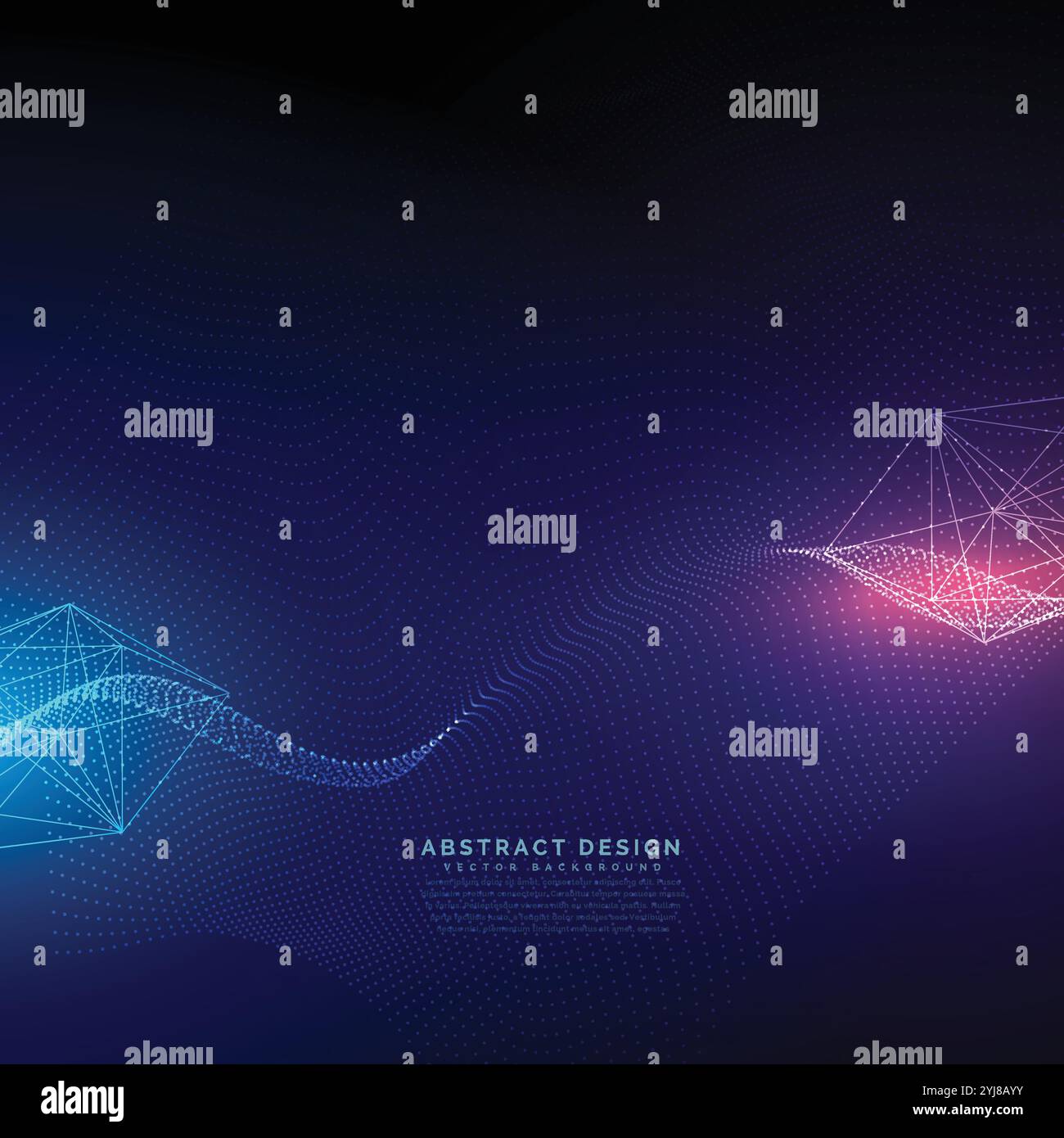 abstract technology background with light effect vector Stock Vector ...