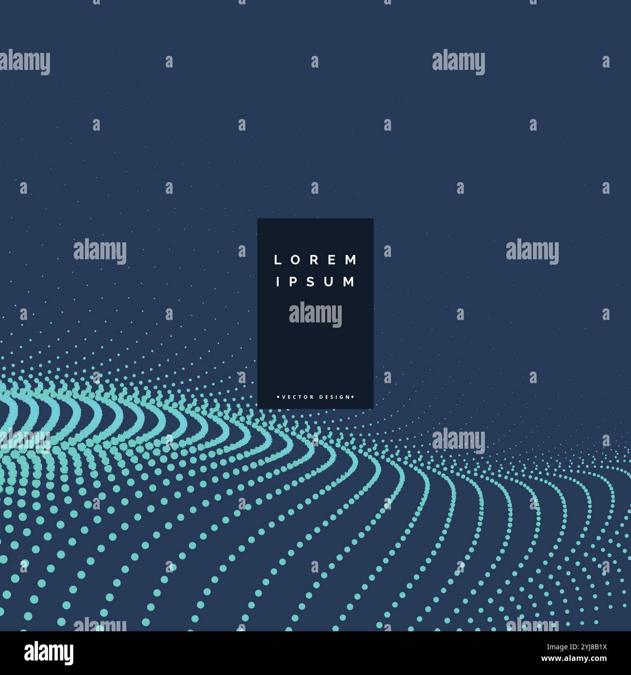 blue particles technology background design Stock Vector Image & Art ...