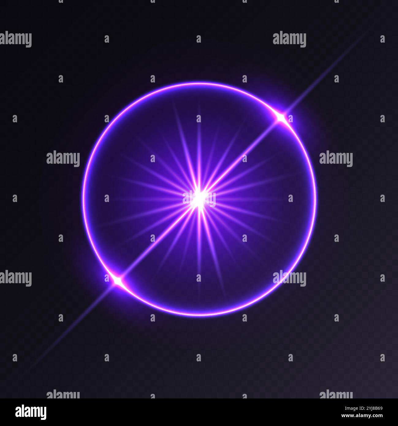 Purple light flare, glowing shiny sparkle, lens flare effect, bright ...