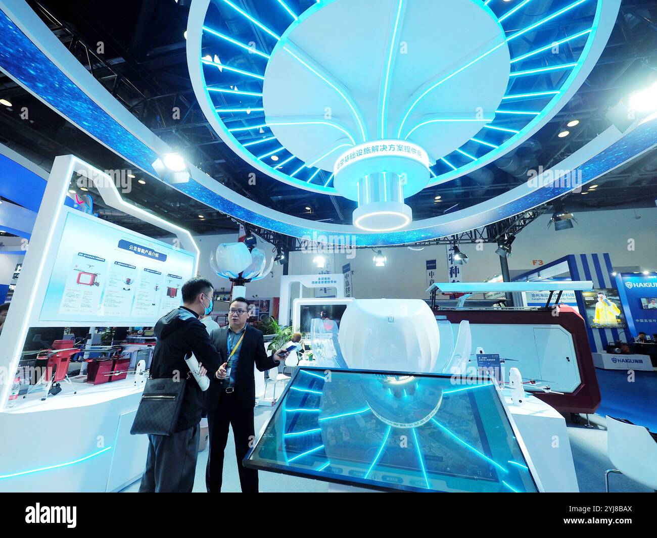 Fully autonomous unmanned aerial vehicle inspection system hi-res stock ...