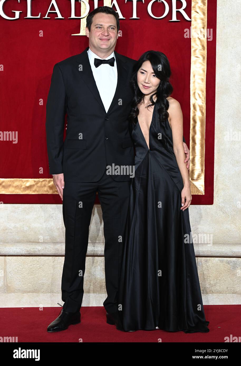 LONDON, UK. 11th Nov, 2024. Michael Pruss and Marika Takeuchi Pruss ...