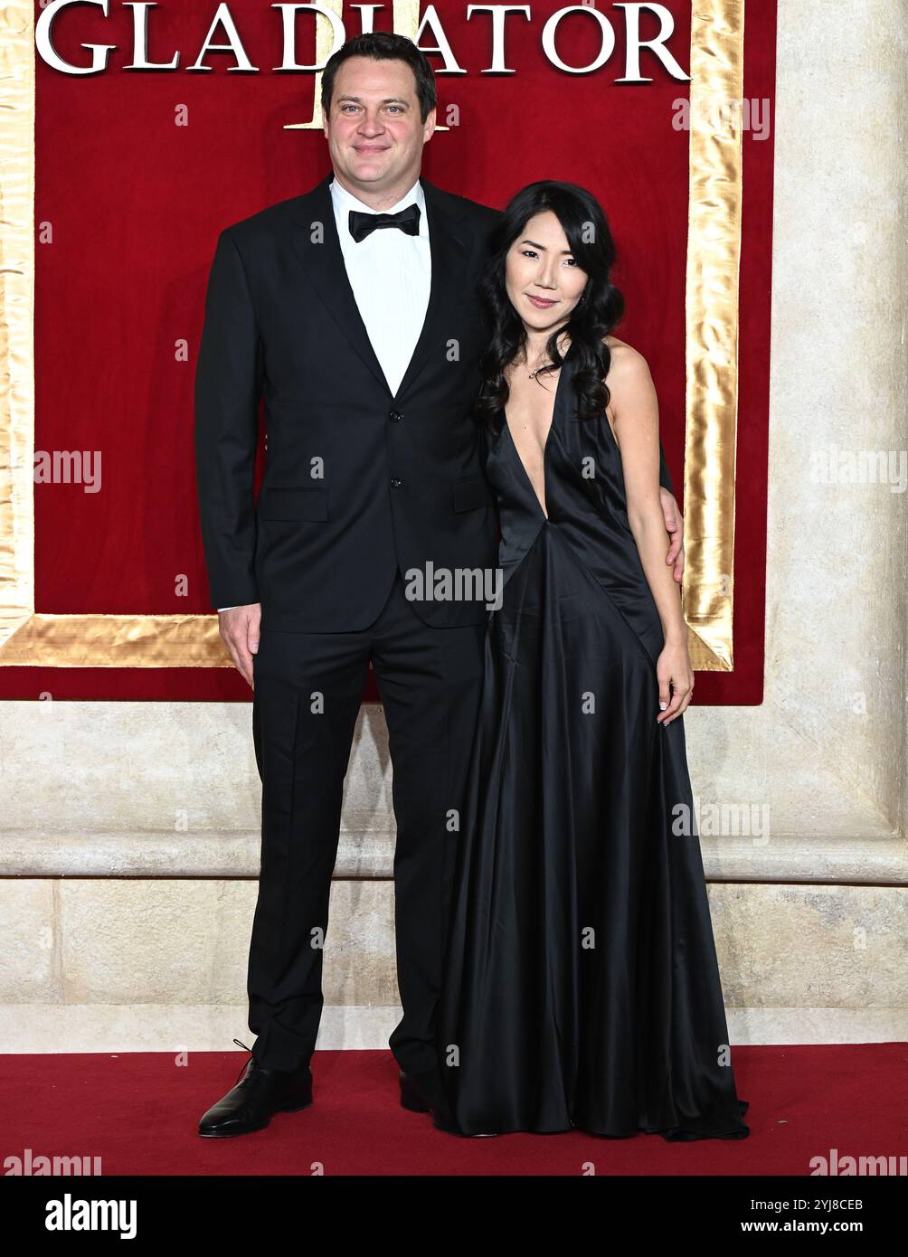 LONDON, UK. 11th Nov, 2024. Michael Pruss and Marika Takeuchi Pruss ...
