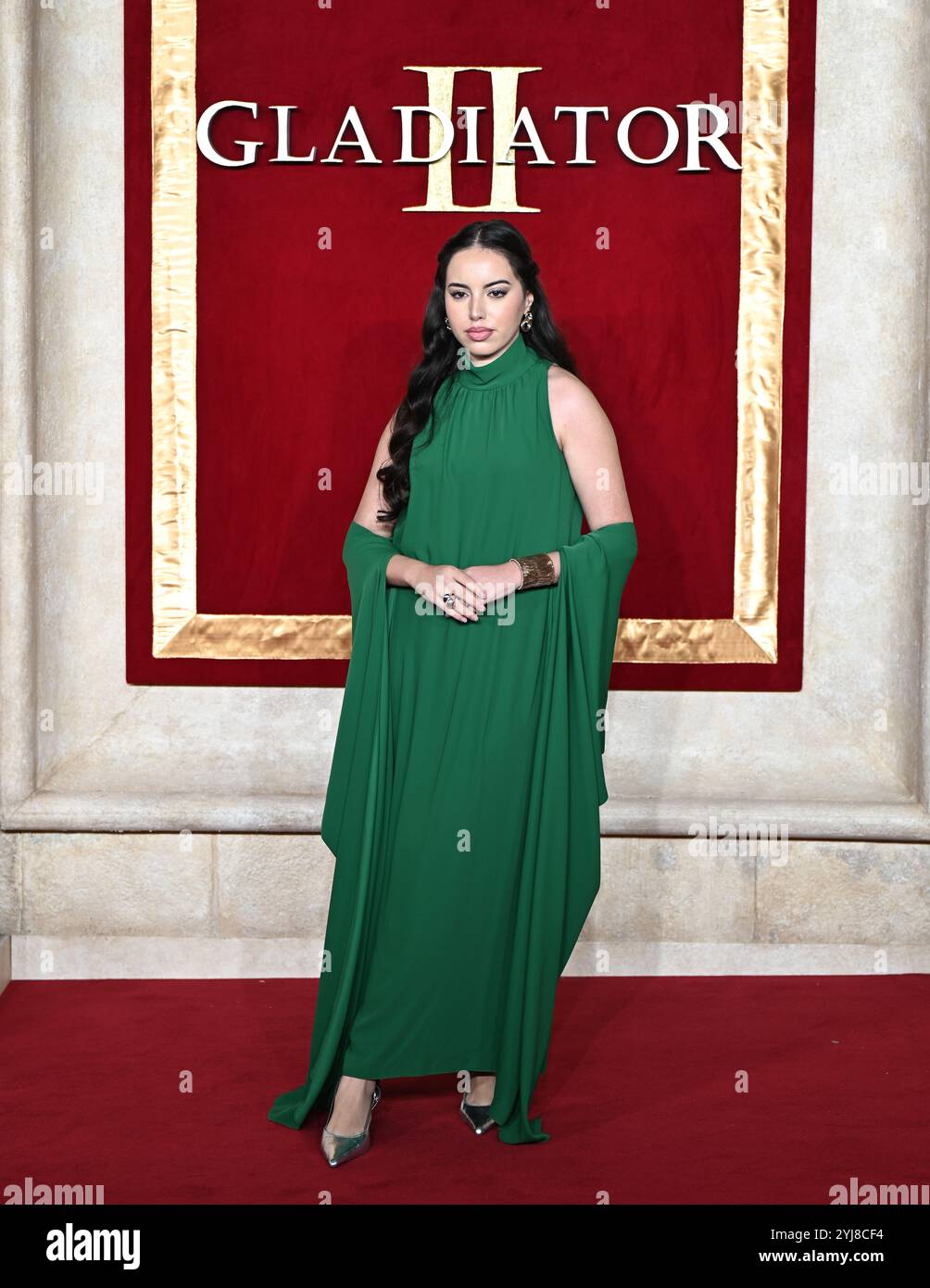 LONDON, UK. 11th Nov, 2024. Nora Dari attends "Gladiator II" The Royal ...