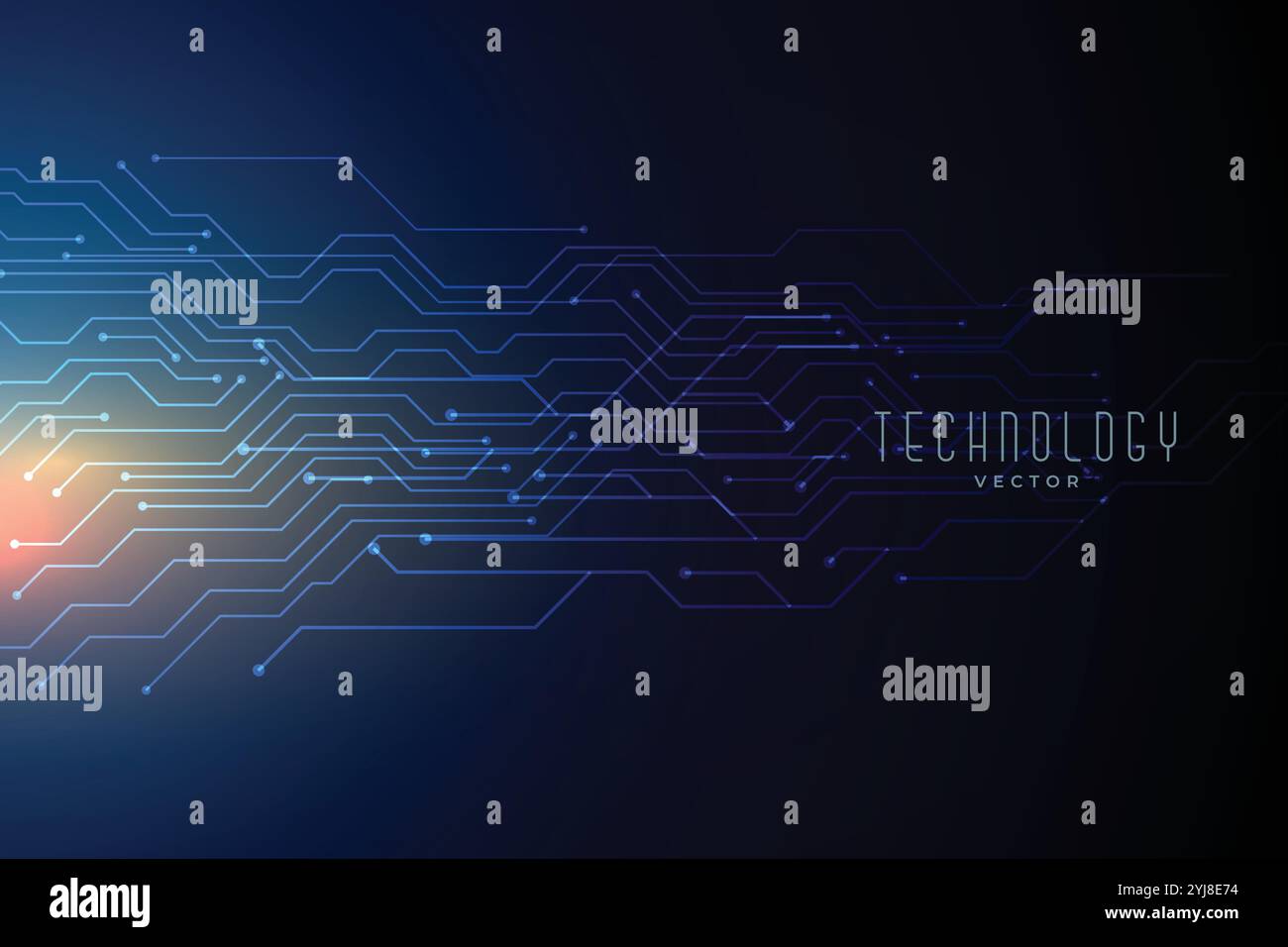 blue technology wire mesh background Stock Vector Image & Art - Alamy