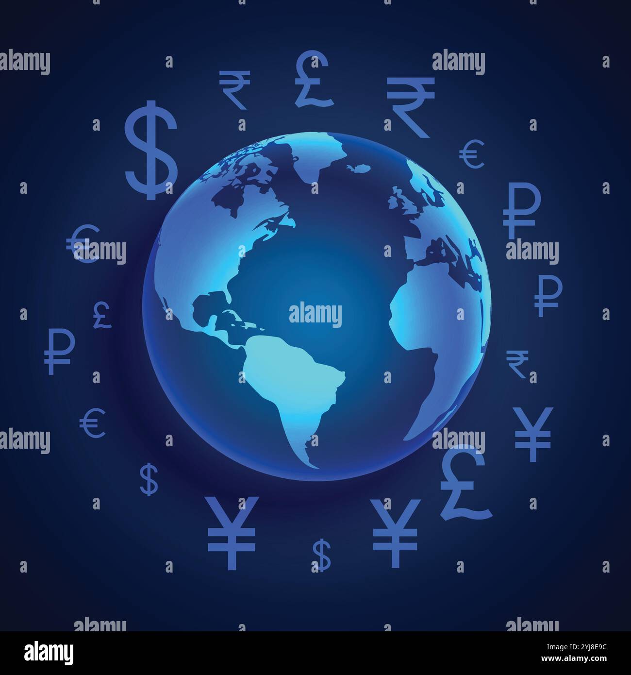 global digital money transfer concept design Stock Vector Image & Art ...