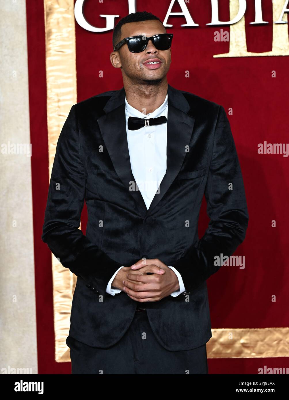 LONDON, UK. 11th Nov, 2024. Ricardo P Lloyd attends "Gladiator II" The ...