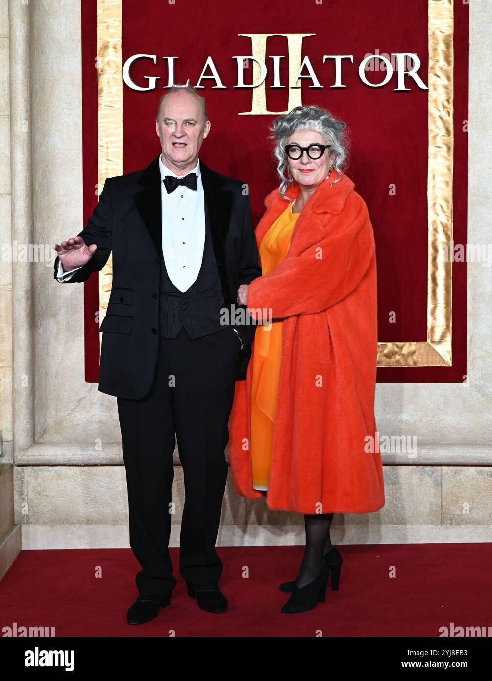 LONDON, UK. 11th Nov, 2024. Tim McInnerny, Annie Gosney attends ...