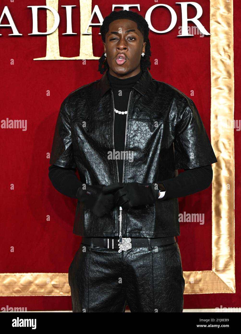 LONDON, UK. 11th Nov, 2024. Whydee attends "Gladiator II" The Royal ...