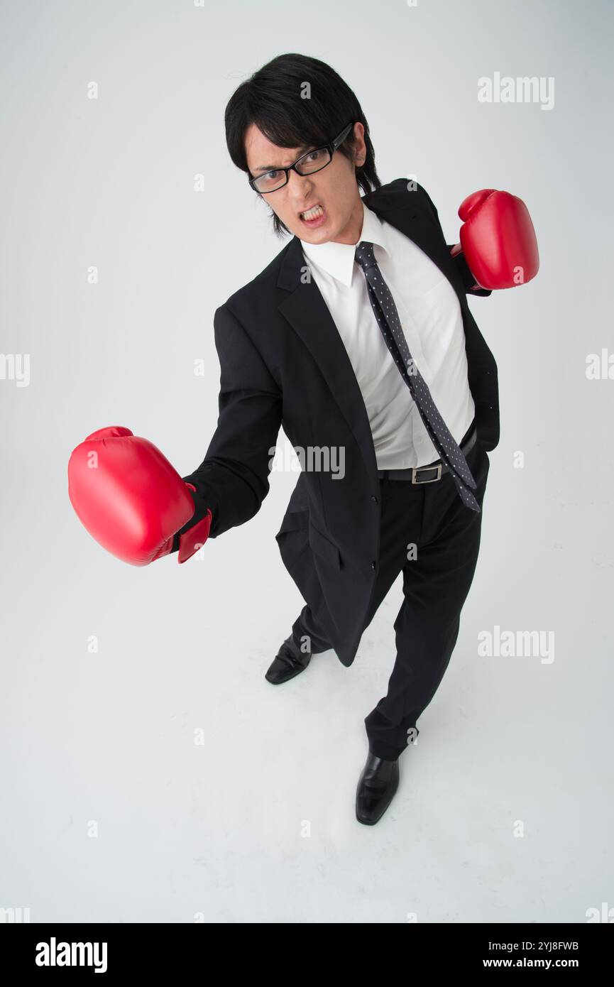 Boxing gloves business people hi-res stock photography and images - Alamy