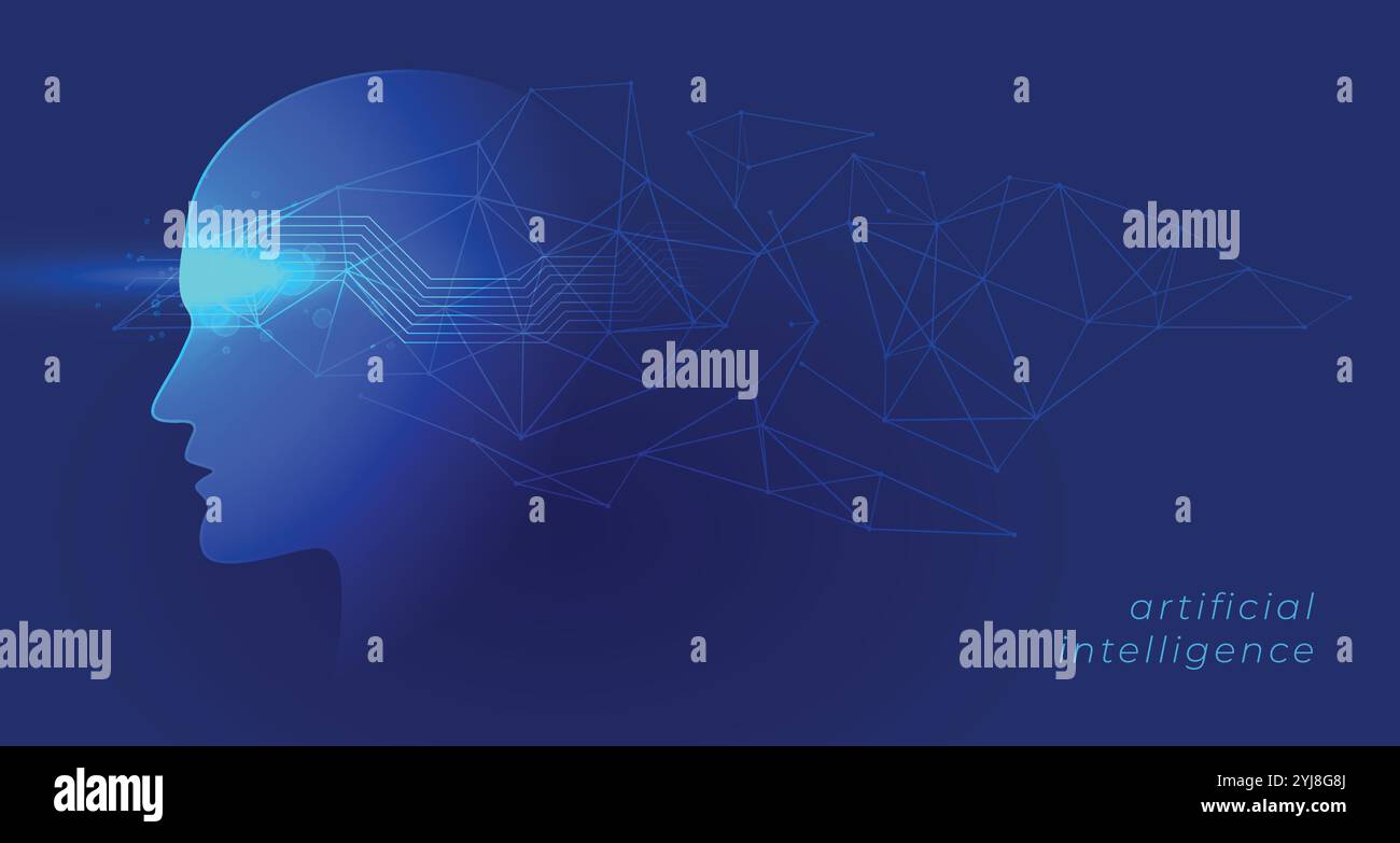 artificial intelligence and machine learning concept technology ...