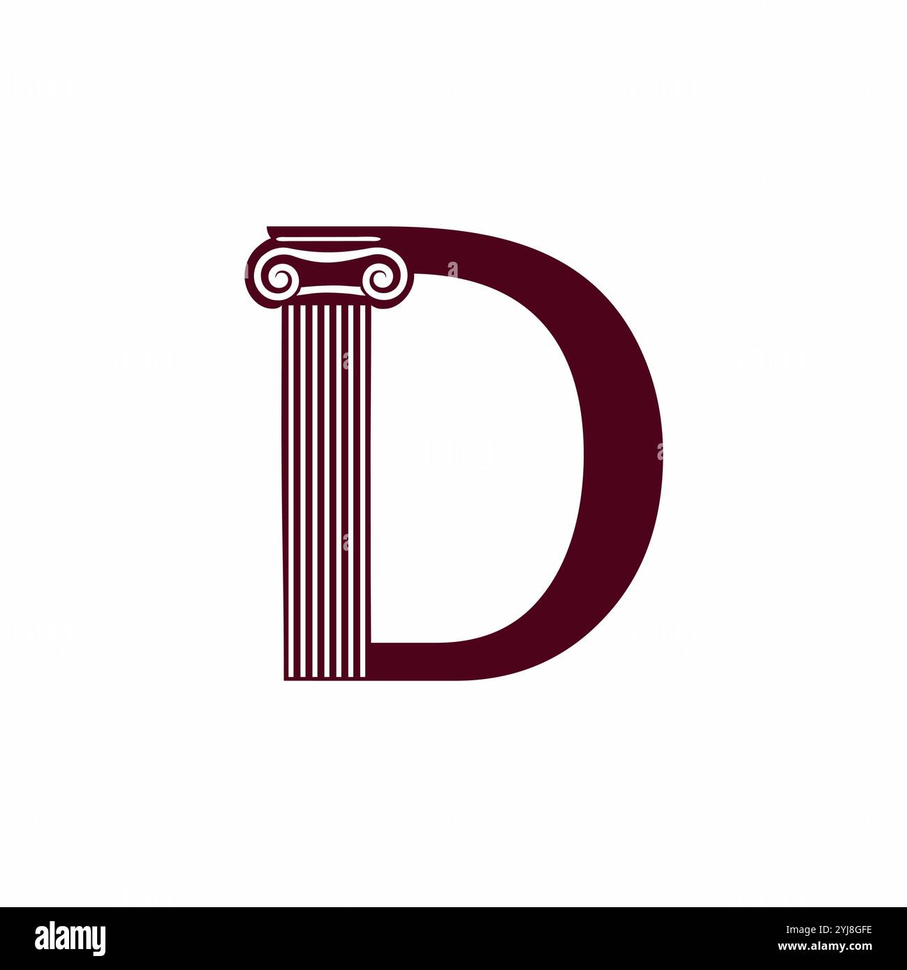 Initial Letter D Logo Design. D Logo Design. Letter D symbol. Letter D ...