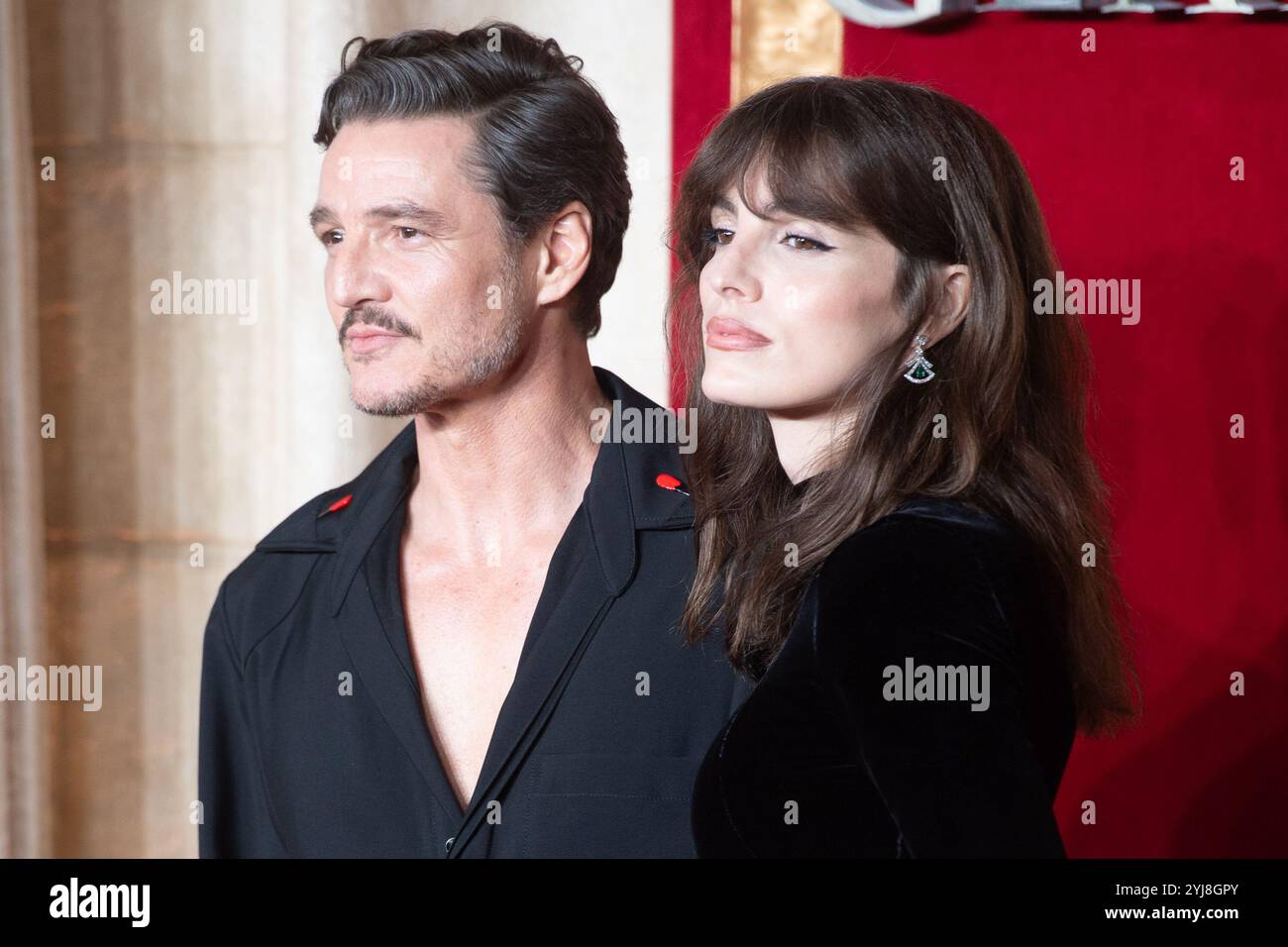 London, UK. 13 Nov, 2024. Pictured: Pedro Pascal and sister Lux Pascal attends The "Gladiator II ...