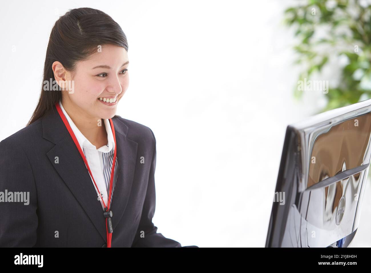 Lady at a desk hi-res stock photography and images - Alamy