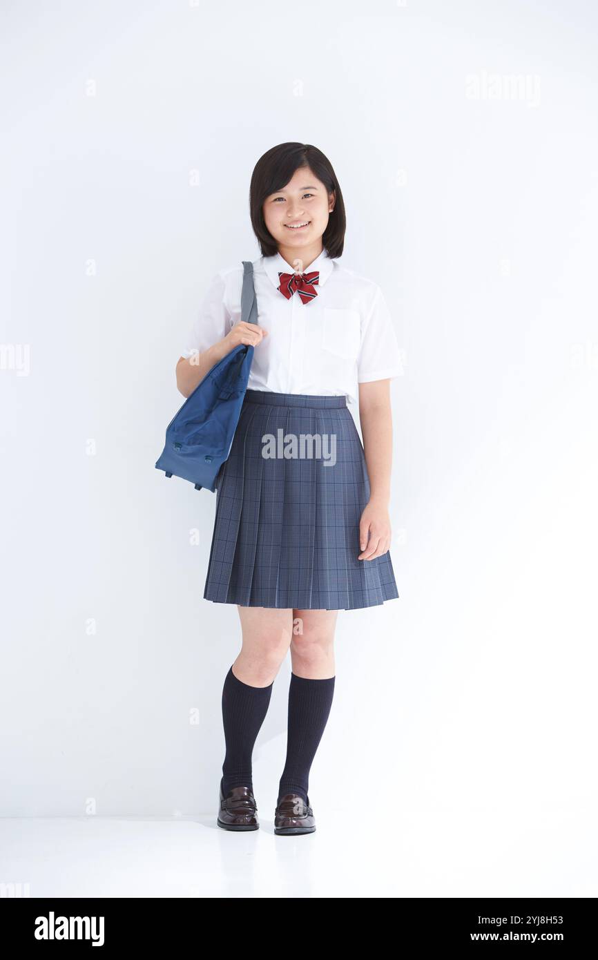 Female high school student Stock Photo - Alamy
