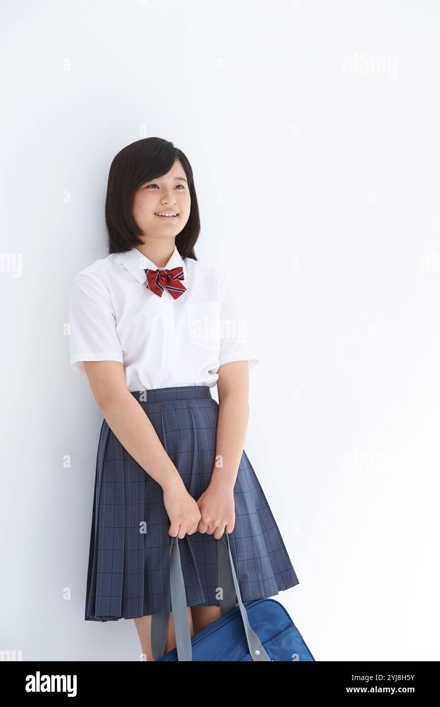 Female high school student Stock Photo - Alamy