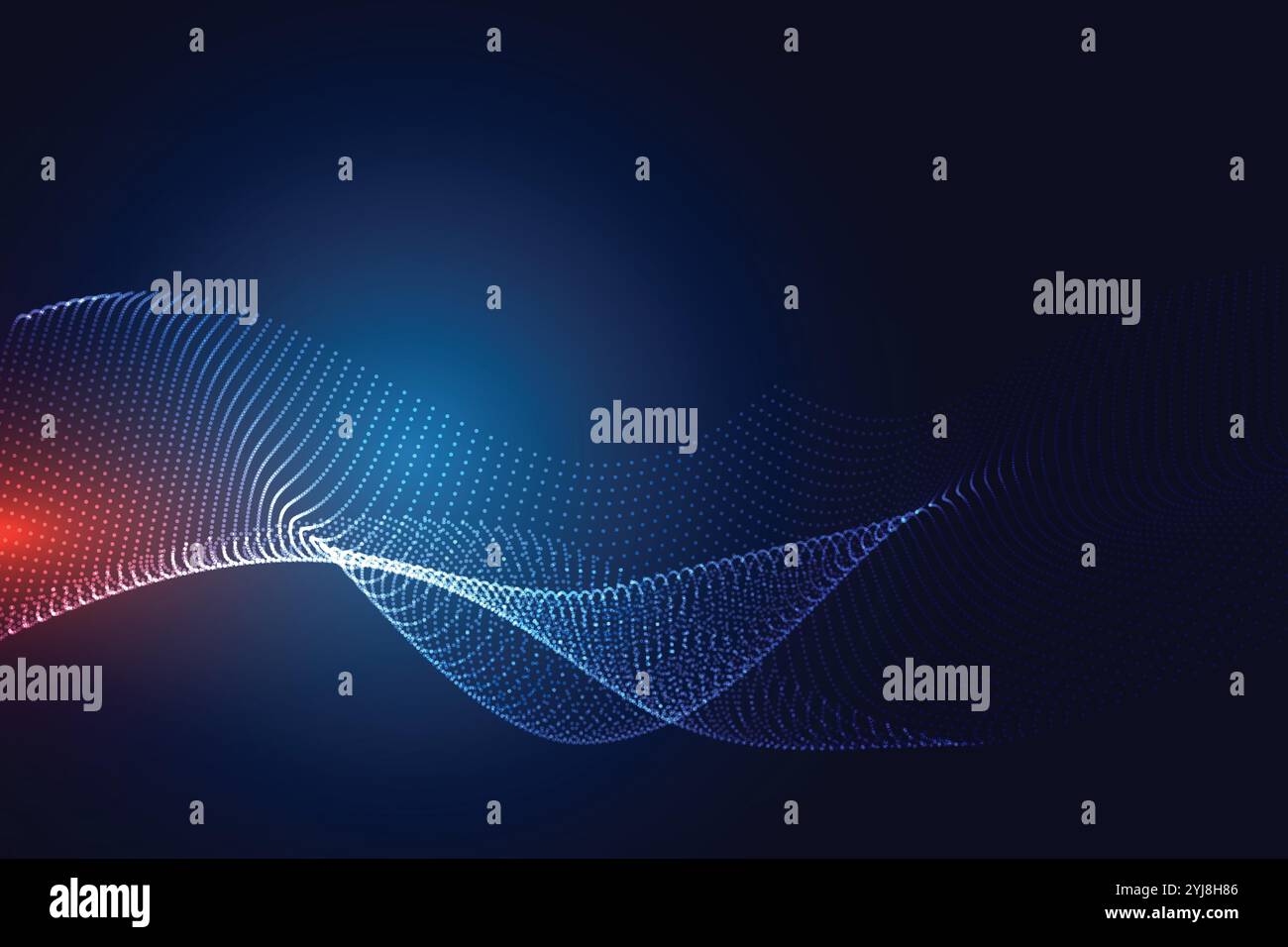 blue technology particle background design Stock Vector Image & Art - Alamy