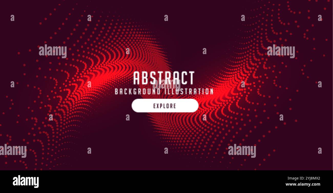 red particles burst abstract motion background design Stock Vector ...