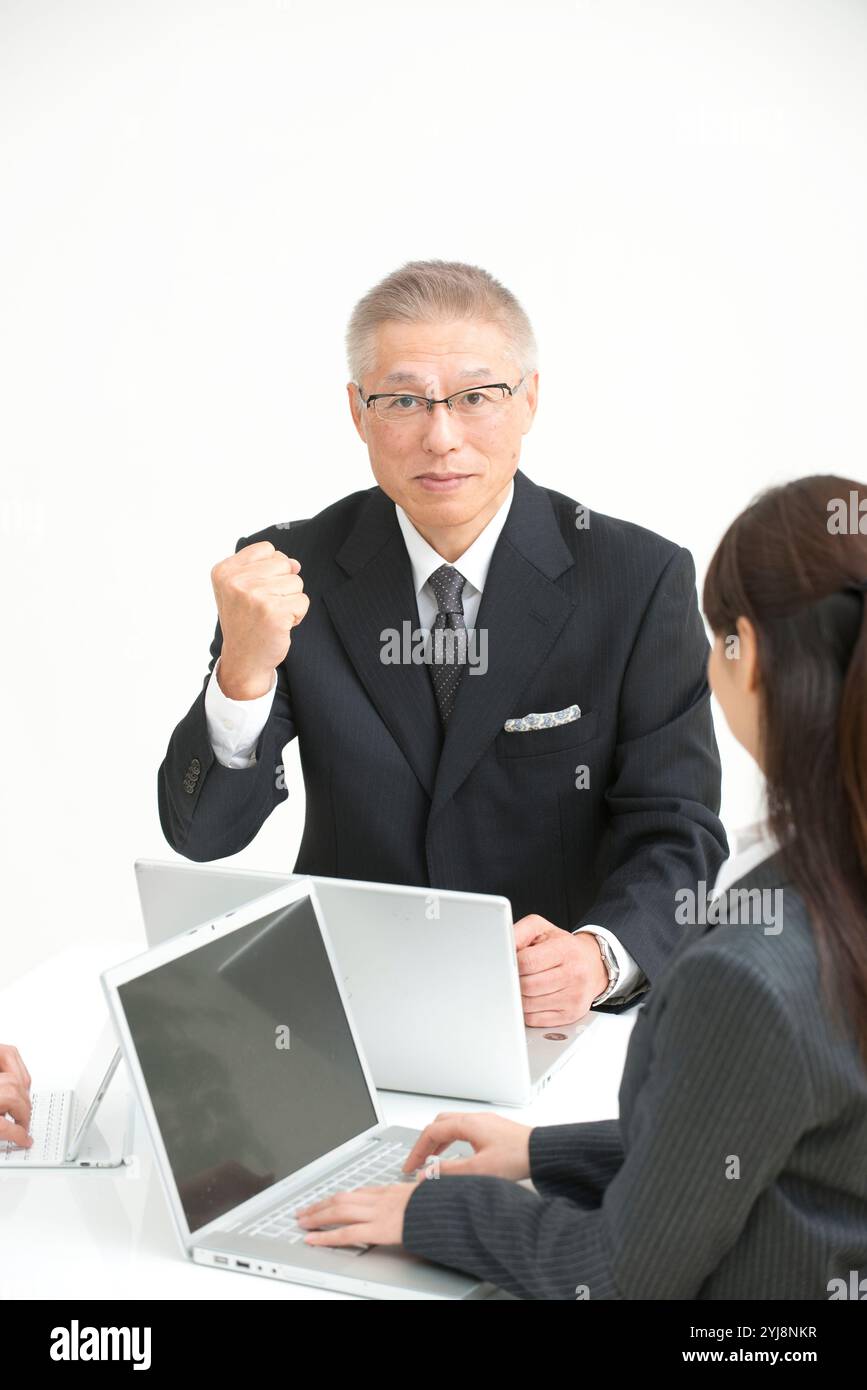 Human businessman office worker hi-res stock photography and images - Alamy