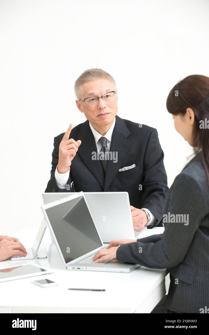 Human businessman office worker hi-res stock photography and images - Alamy