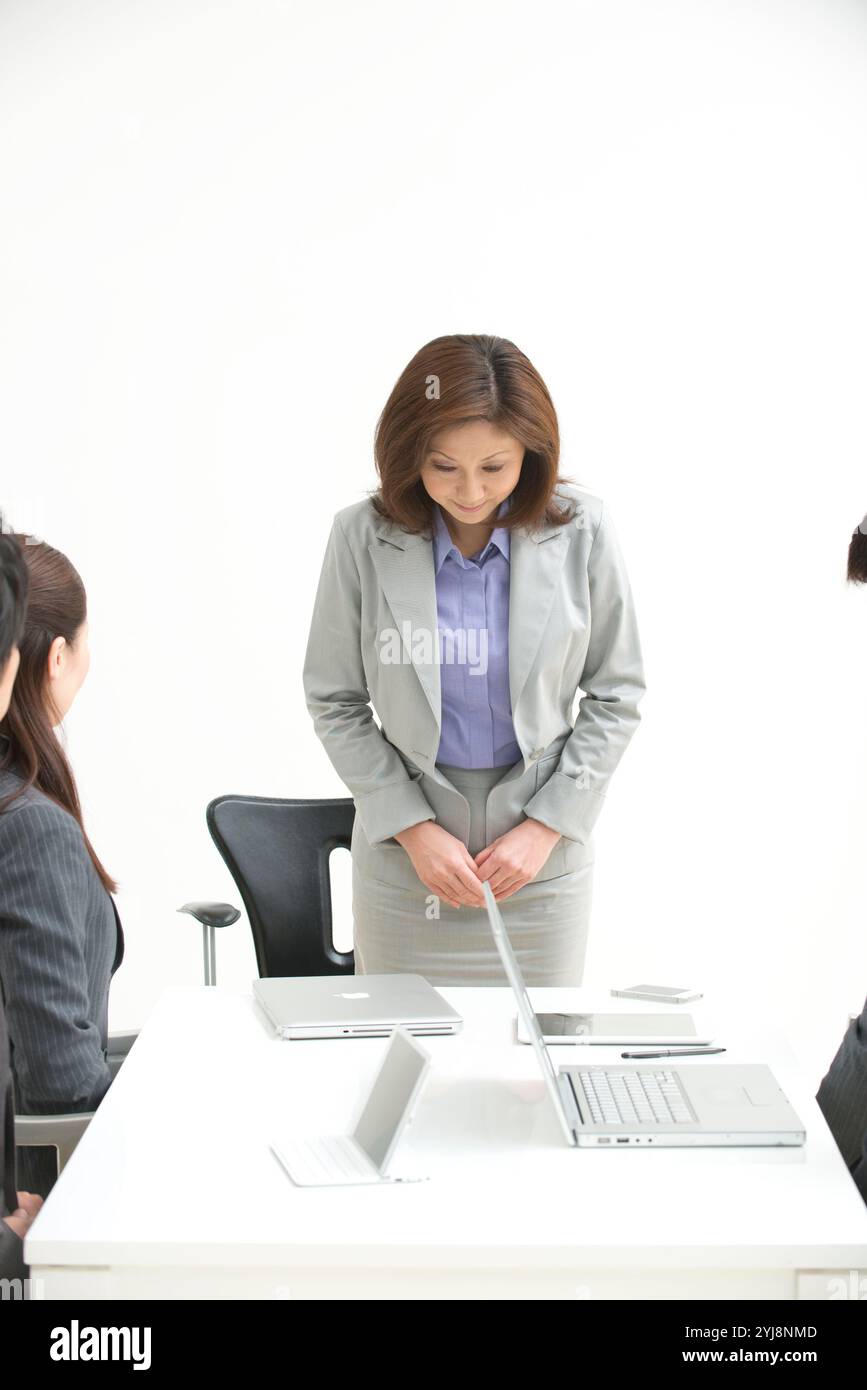 Middle aged office hi-res stock photography and images - Alamy