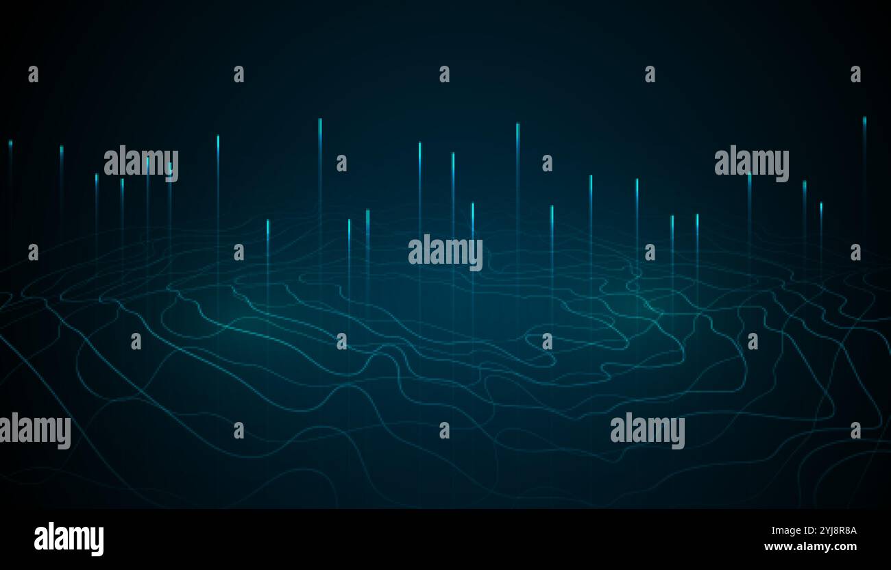 abstract big data digital technology background design Stock Vector Image & Art - Alamy