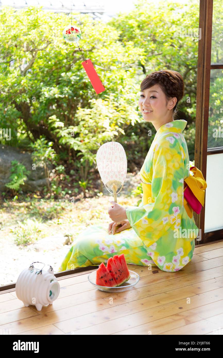 People on veranda hi-res stock photography and images - Alamy